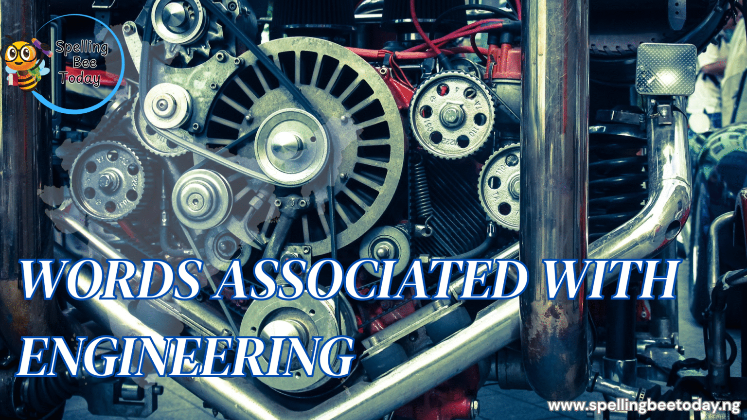 16 Words Associated with Engineering and their Meaning - Spelling Bee ...